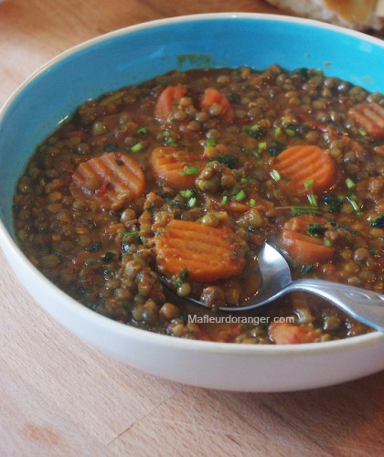 Lentilles à la marocaine - Samia